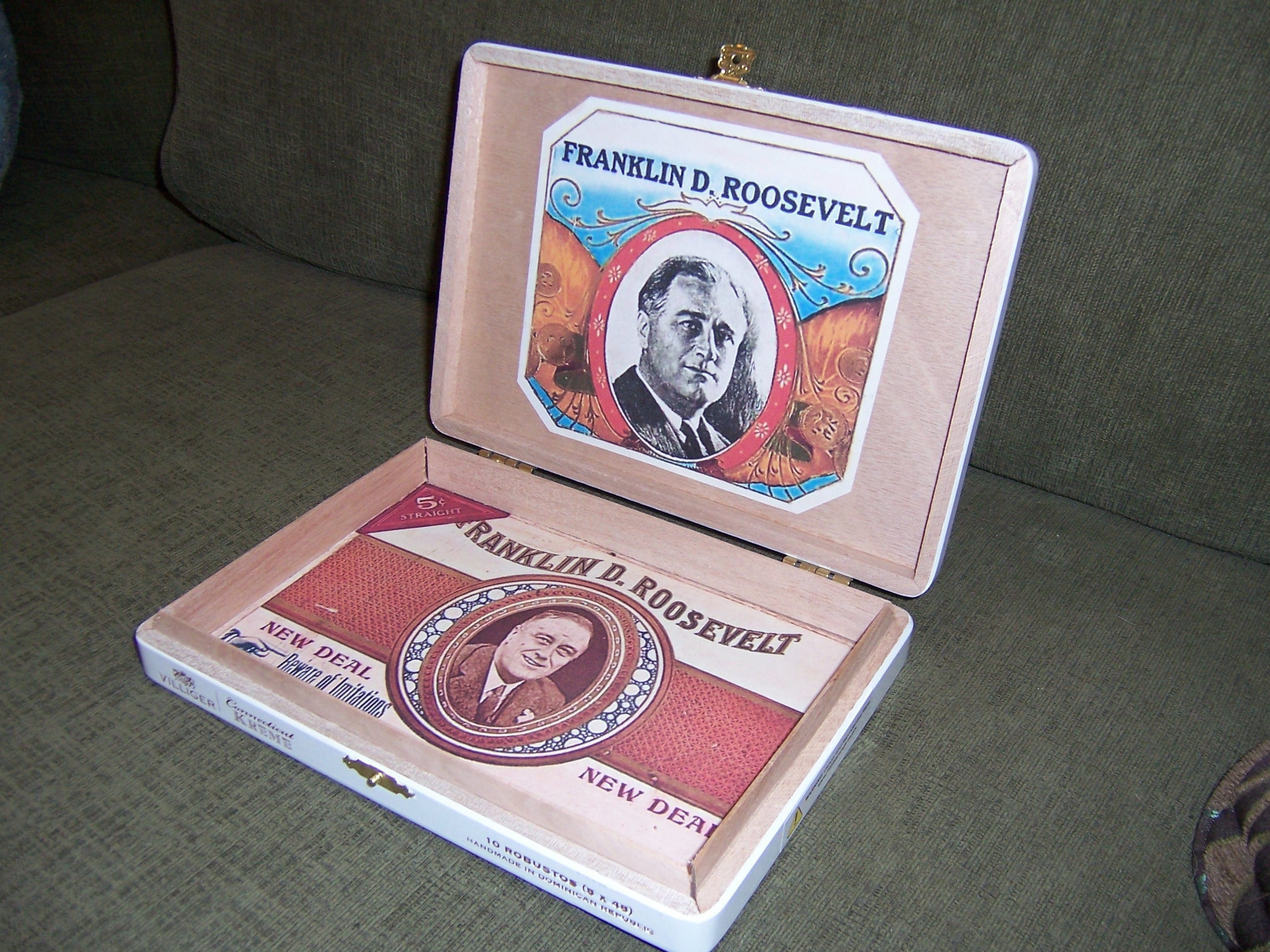 Franklin D. Roosevelt Cigar Box - Etsy