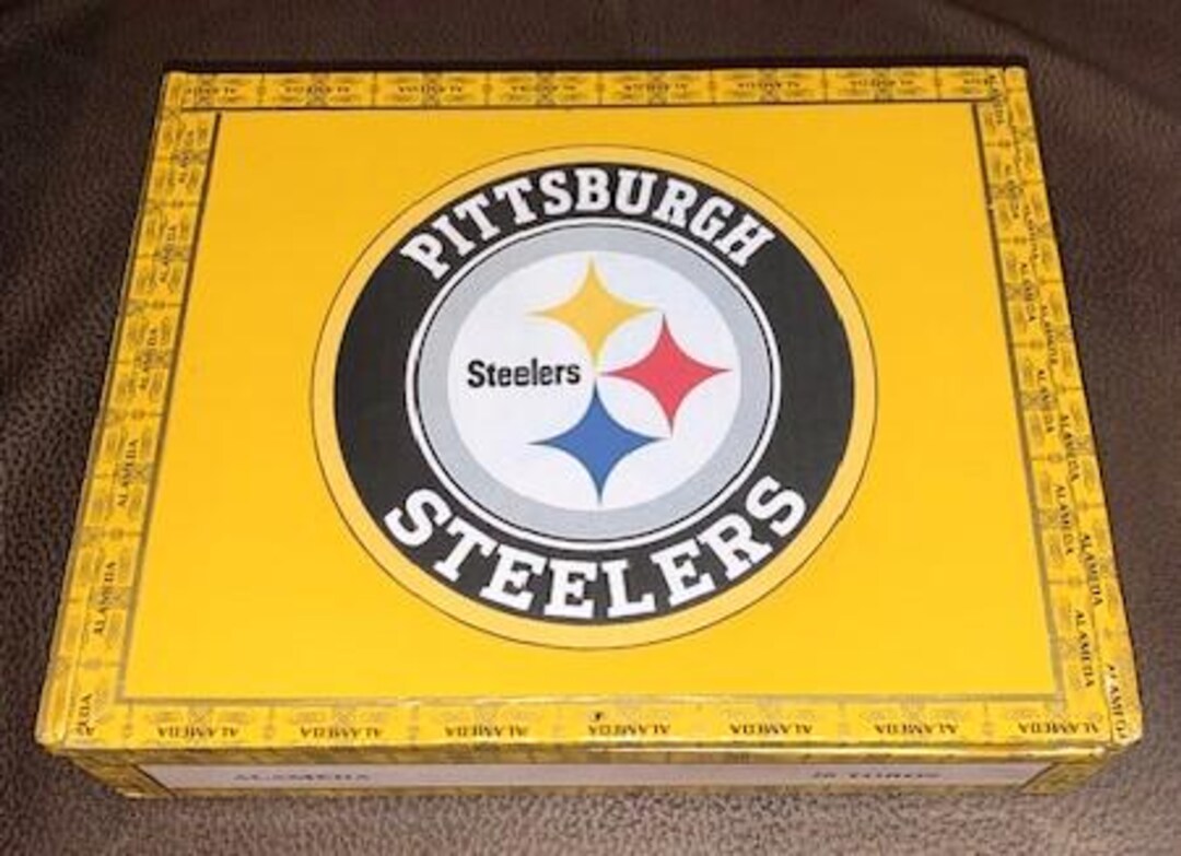 Steelers Cigar Box Football Stadium - Etsy