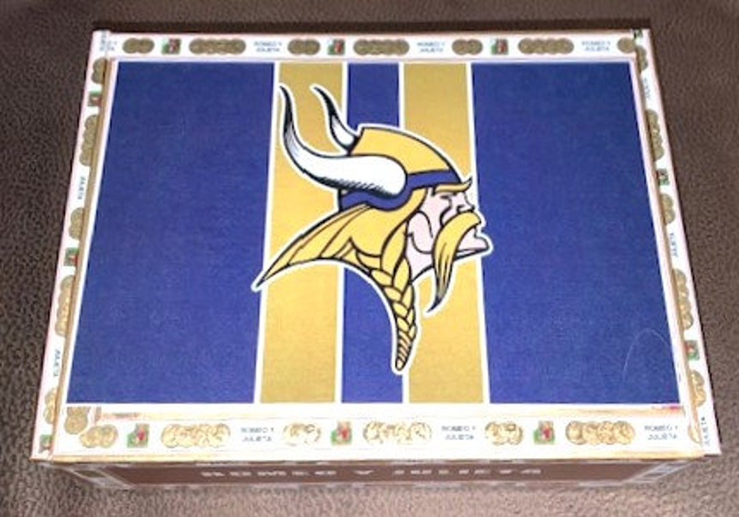 Vikings Cigar Box Football Stadium - Etsy