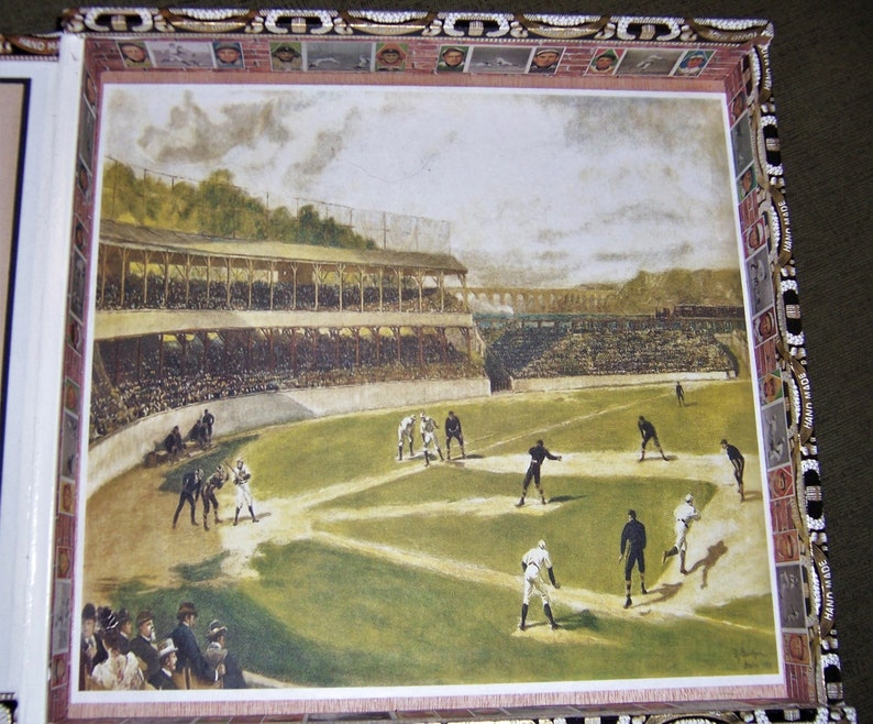 Mordecai Brown/hughie Jennings Cigar Box Baseball Stadium - Etsy