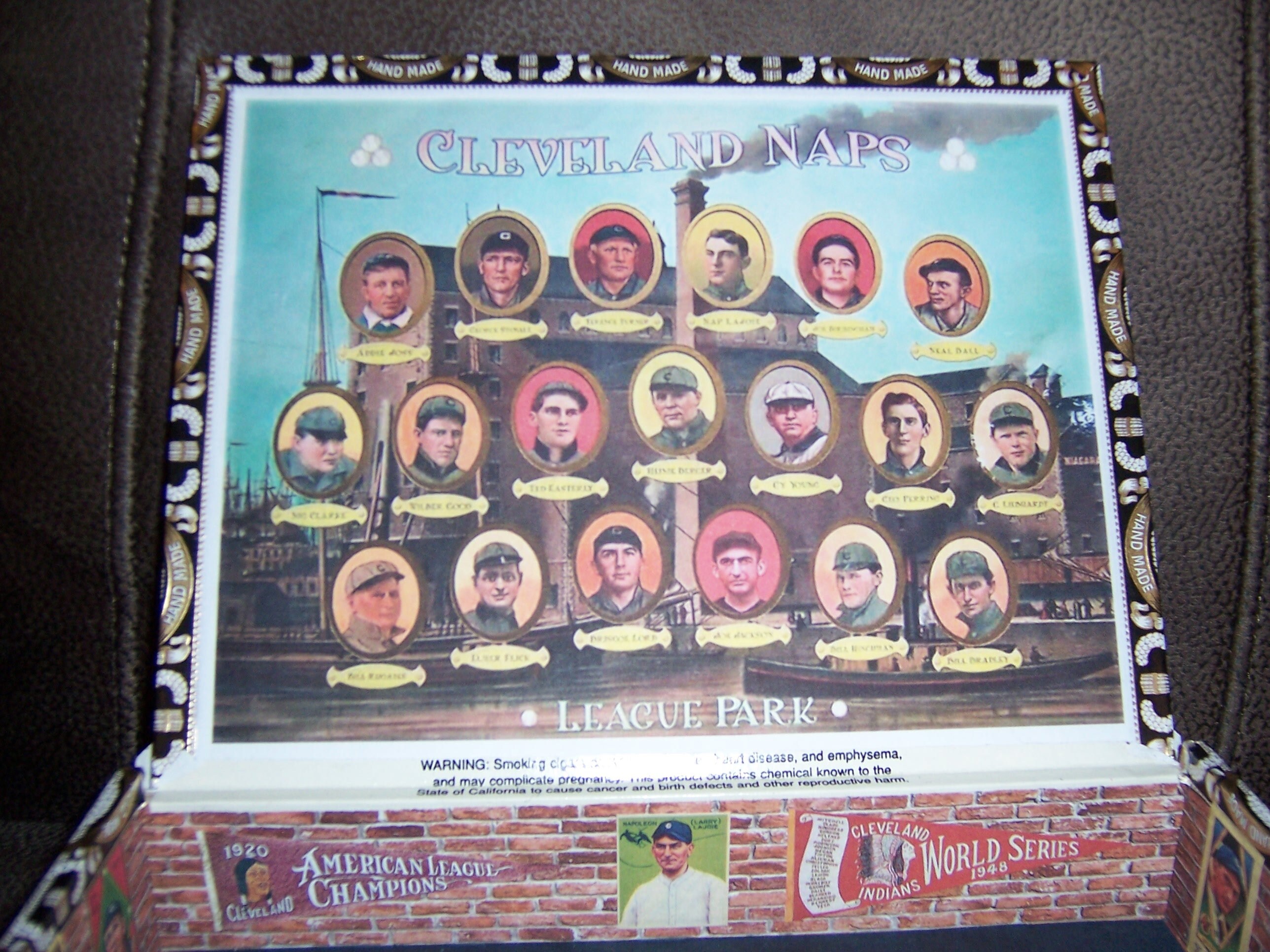 Cleveland Naps Cigar Box Baseball Stadium - Etsy