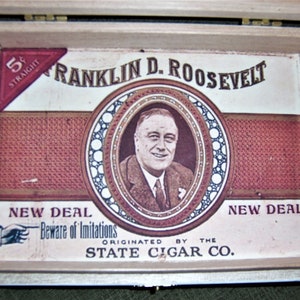 Franklin D. Roosevelt Cigar Box - Etsy