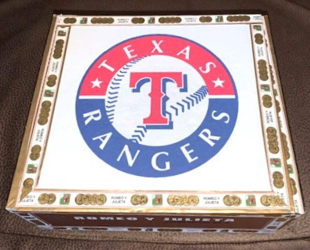 Texas Rangers Cigar Box Baseball Stadium - Etsy