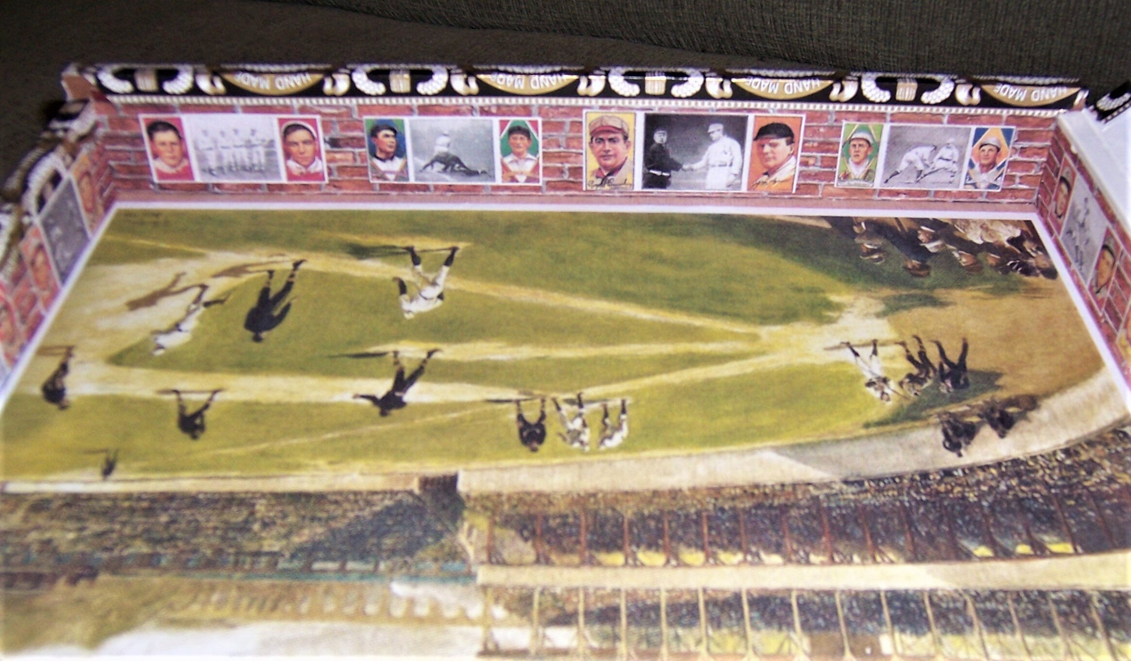 Mordecai Brown/hughie Jennings Cigar Box Baseball Stadium - Etsy