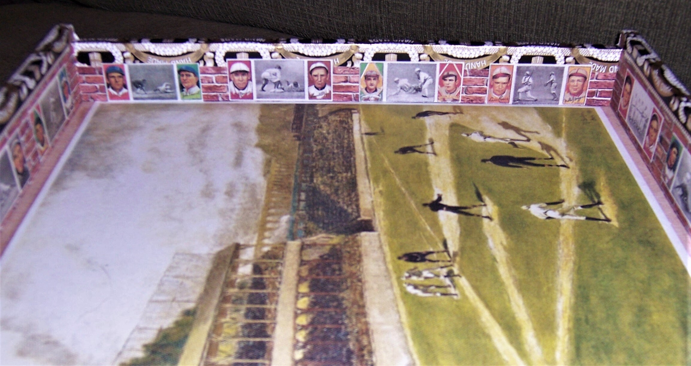 Mordecai Brown/hughie Jennings Cigar Box Baseball Stadium - Etsy