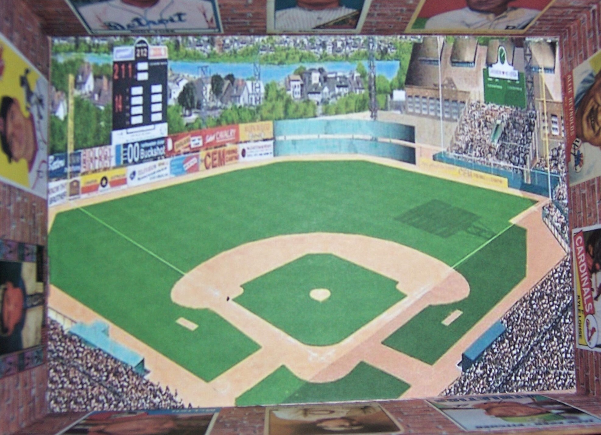 Native American Cigar Box Baseball Stadium - Etsy