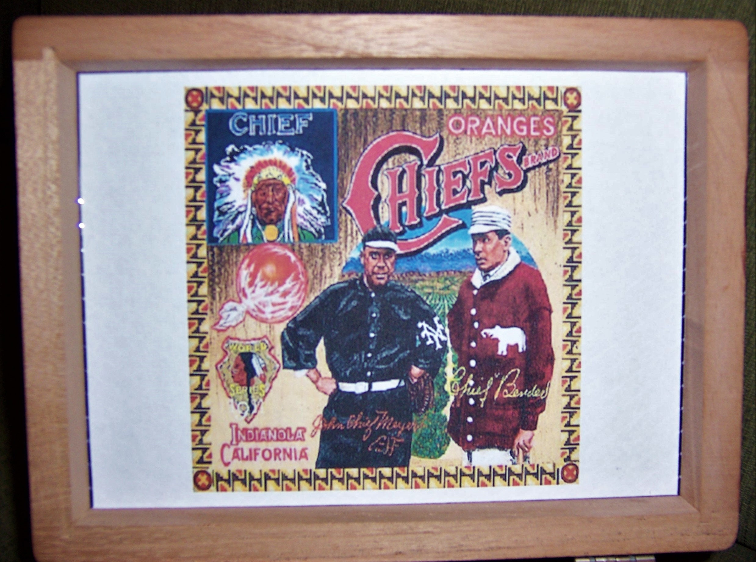 Native American Cigar Box Baseball Stadium - Etsy
