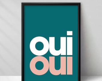 Oui Oui Print | Etsy