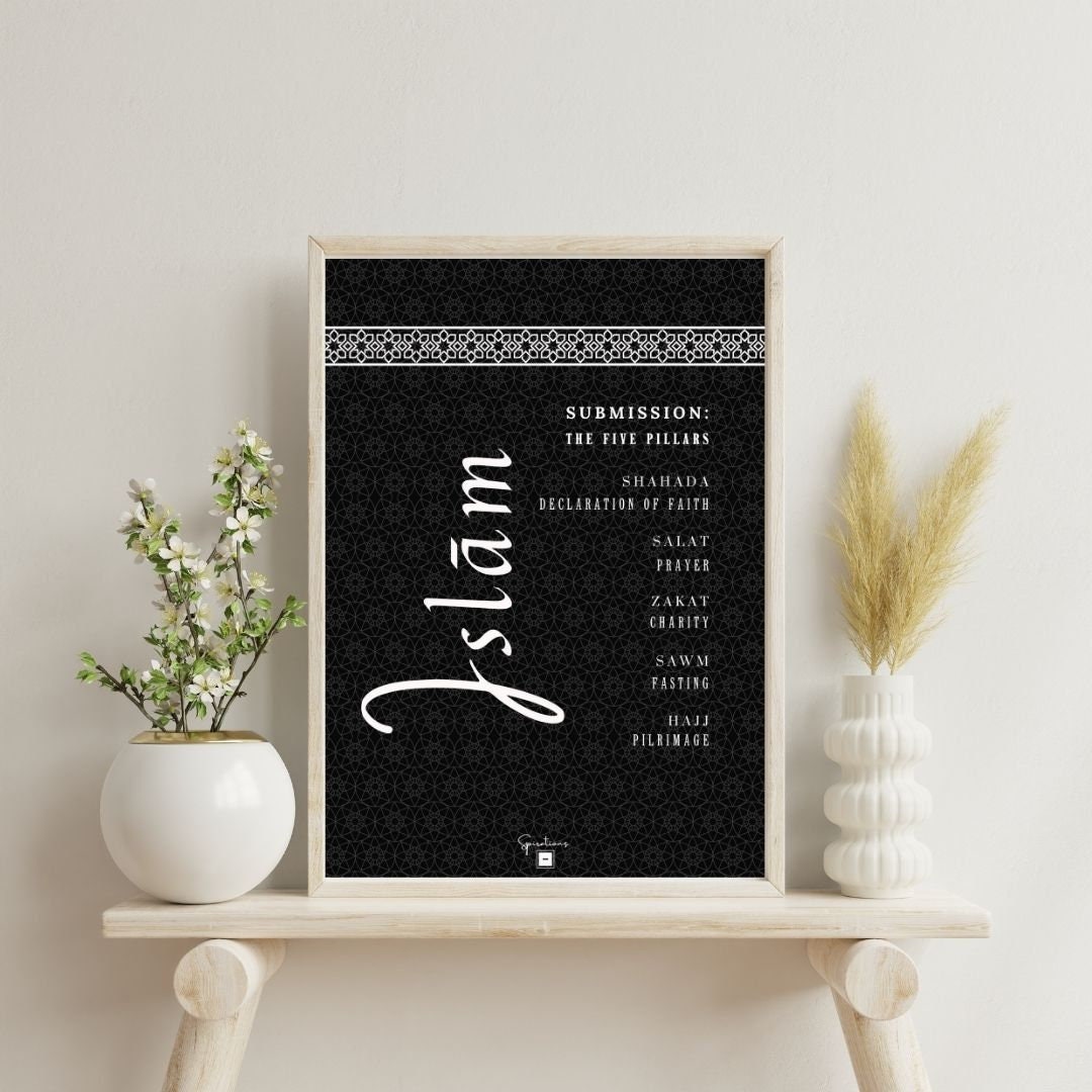 Spiritual Islamic Affirmation Art – Islam, Wall Art Printable, Muslim ...