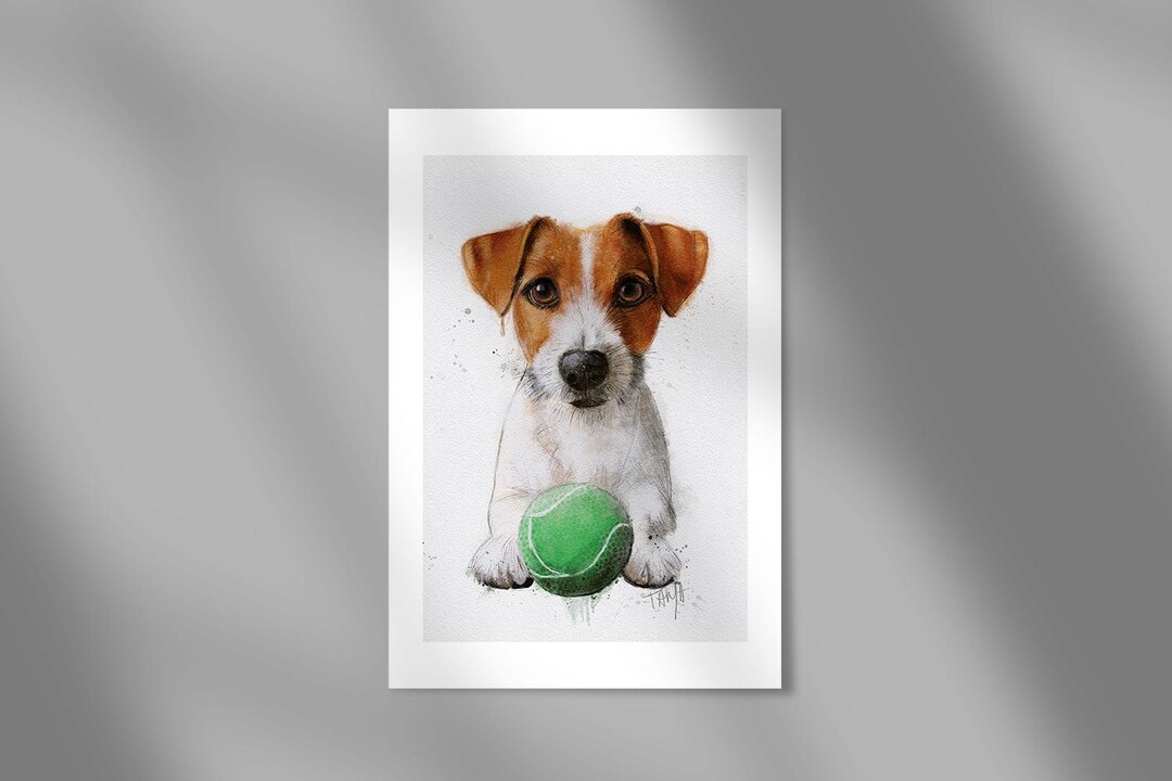 Jack Russel Print, Jack Russel Art, Jack Russel Print, Jack Russel ...