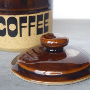 Stoneware Coffee Storage Jar Container Canister John Hermansen Rustic ...