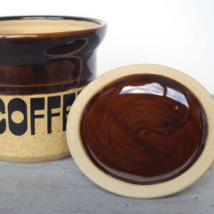 Stoneware Coffee Storage Jar Container Canister John Hermansen Rustic ...