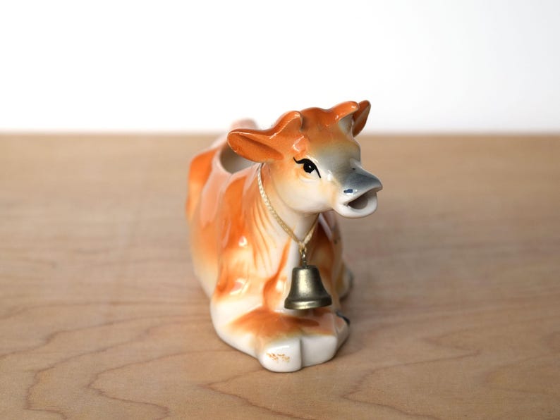 Vintage Jersey Cow Milk Jug - Etsy