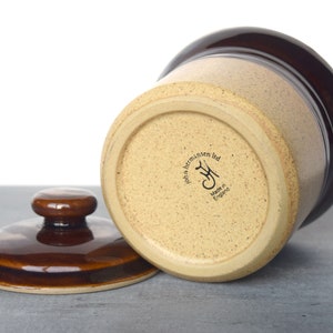 Stoneware Coffee Storage Jar Container Canister John Hermansen Rustic ...