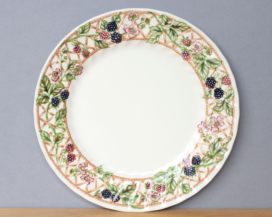 Churchill Blackberry Trellis Dinner Plates Set of Two the Chartwell ...