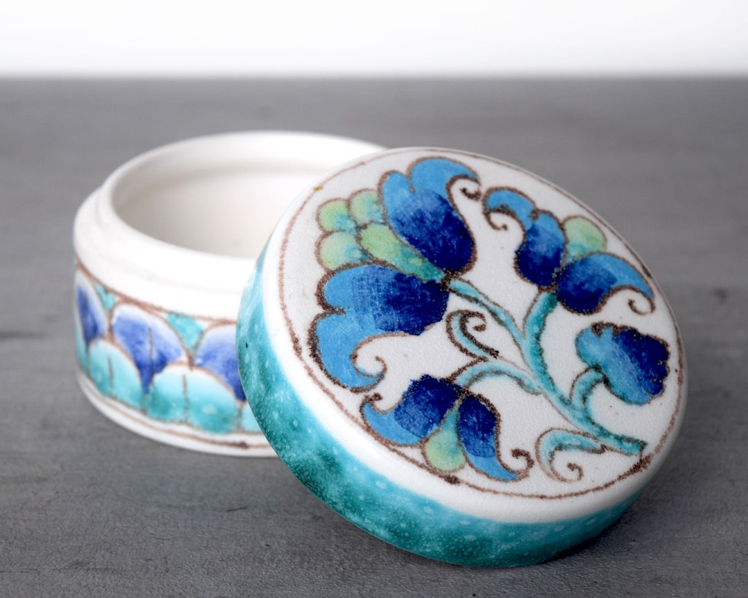 Vintage Italian Romano Innocenti Trinket Dish Hand-painted Mid-century ...