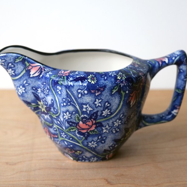 Milk Jug With Rose Pattern - Etsy