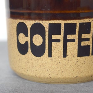 Stoneware Coffee Storage Jar Container Canister John Hermansen Rustic ...