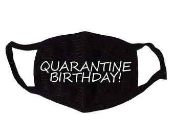 Birthday face mask | Etsy