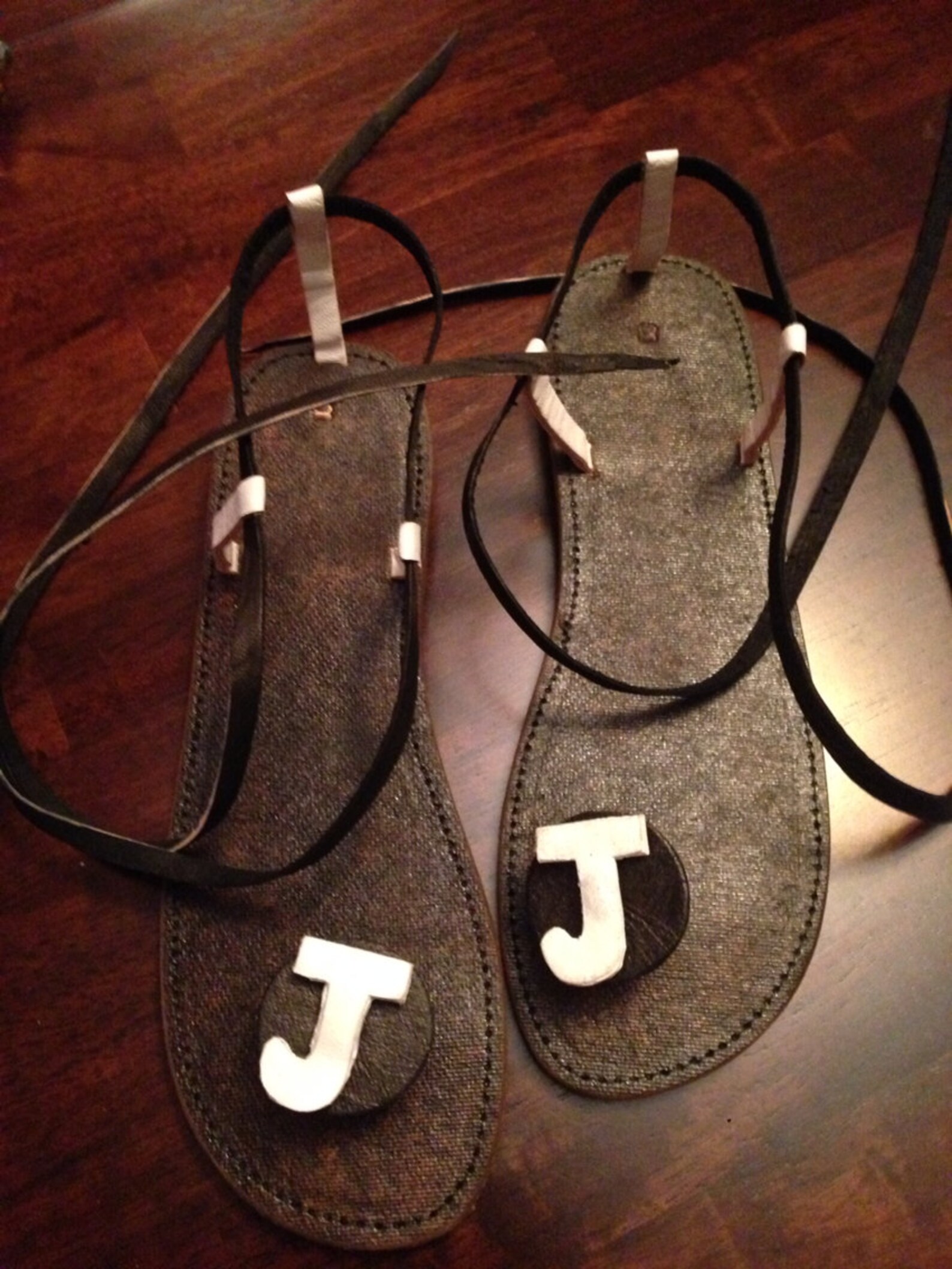 Initial Sandal - Etsy