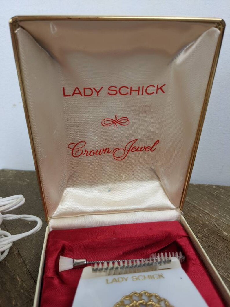 Vintage Lady Schick the Crown Jewel Electric Shaver Vintage - Etsy