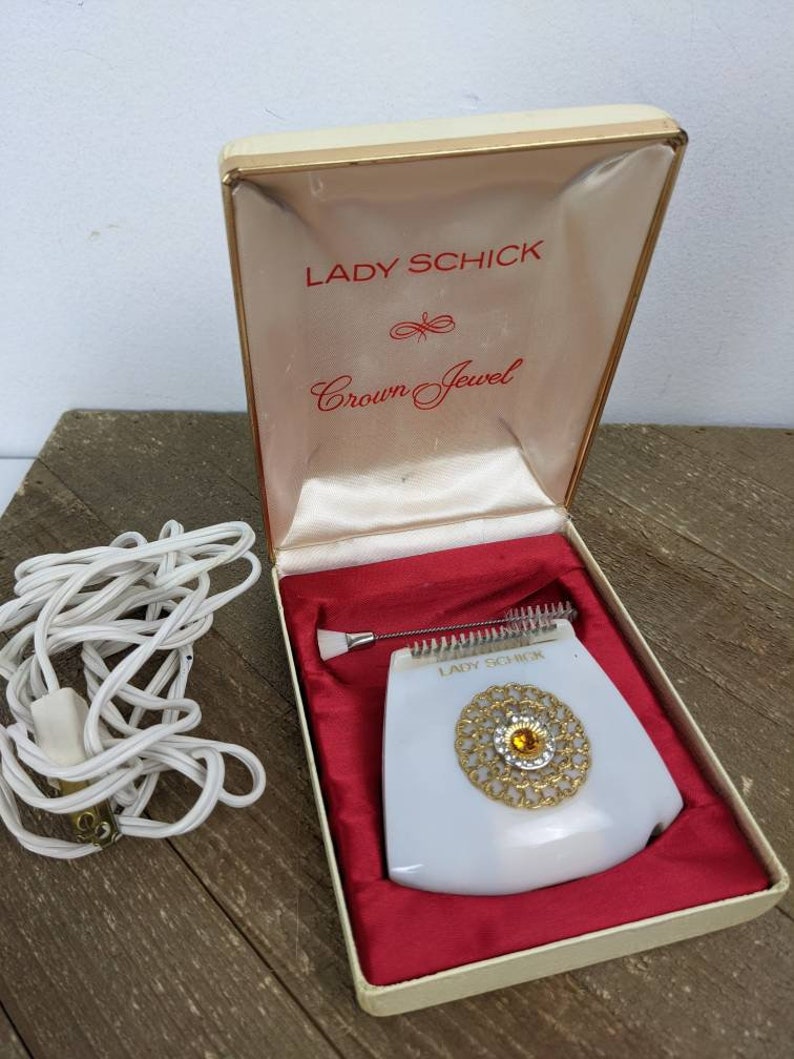 Vintage Lady Schick the Crown Jewel Electric Shaver Vintage - Etsy