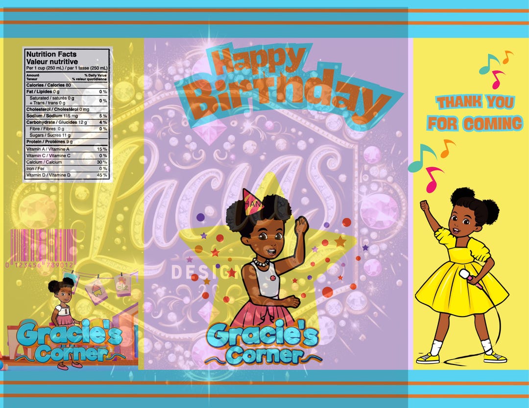 Cute Gracies Corner Chip Bag Wrapper Digital File - Etsy