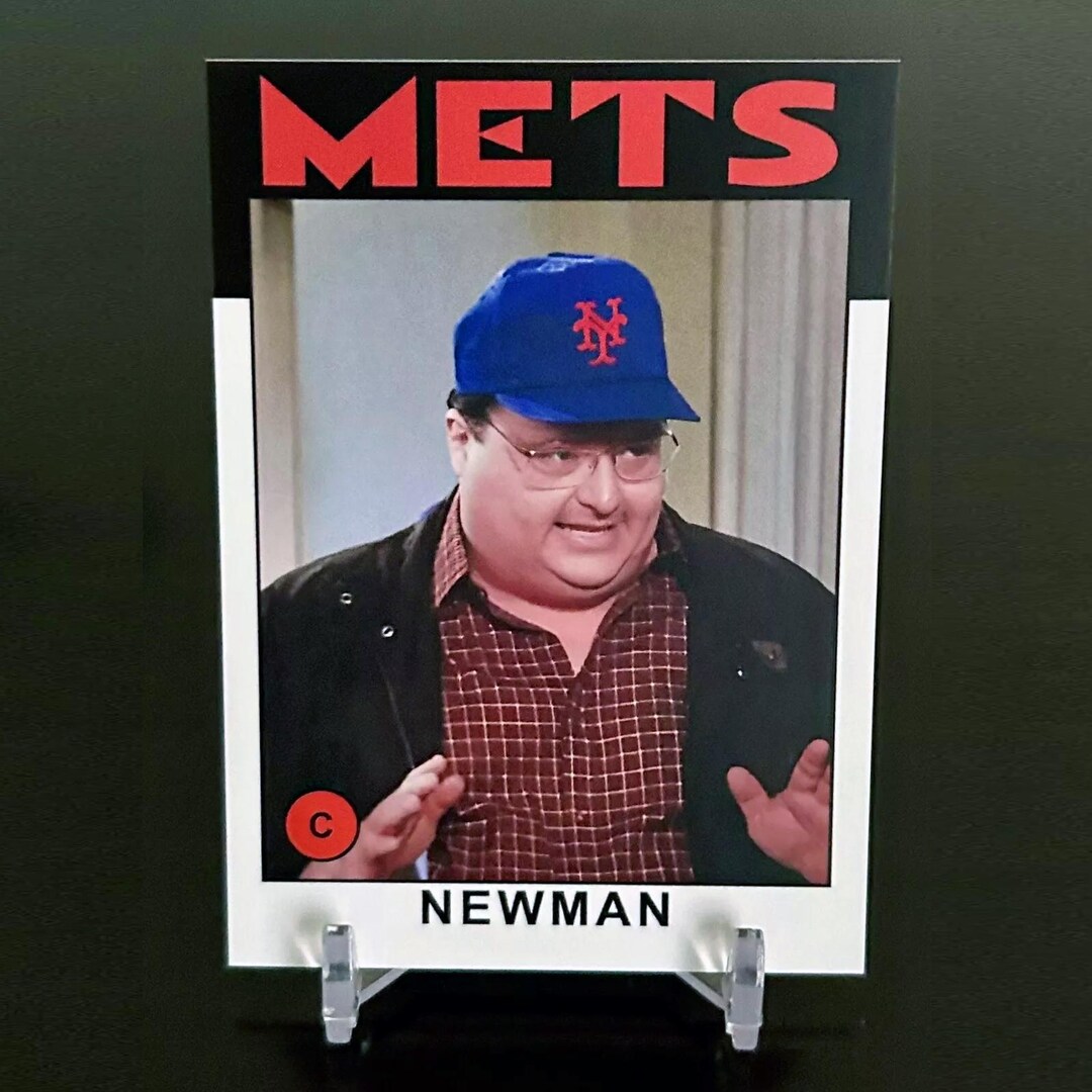 SEINFELD Newman New York Mets - Custom Parody Baseball Card - Etsy