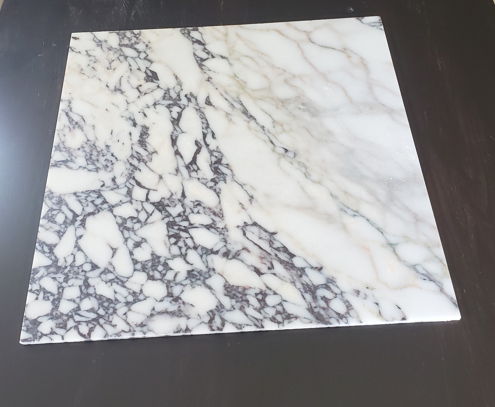 Amaretto Viola Purple Marble Squares Trivets / Tabletops / Decorative ...