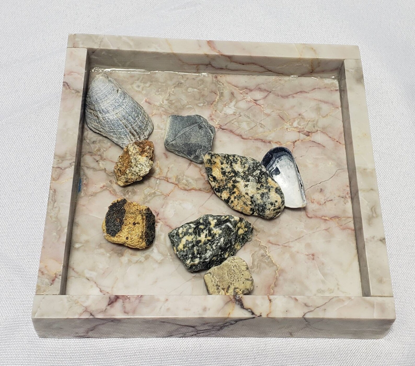 Dynasty Cream Marble Tray in Your Choice of Sizes , Perfect for Your ...