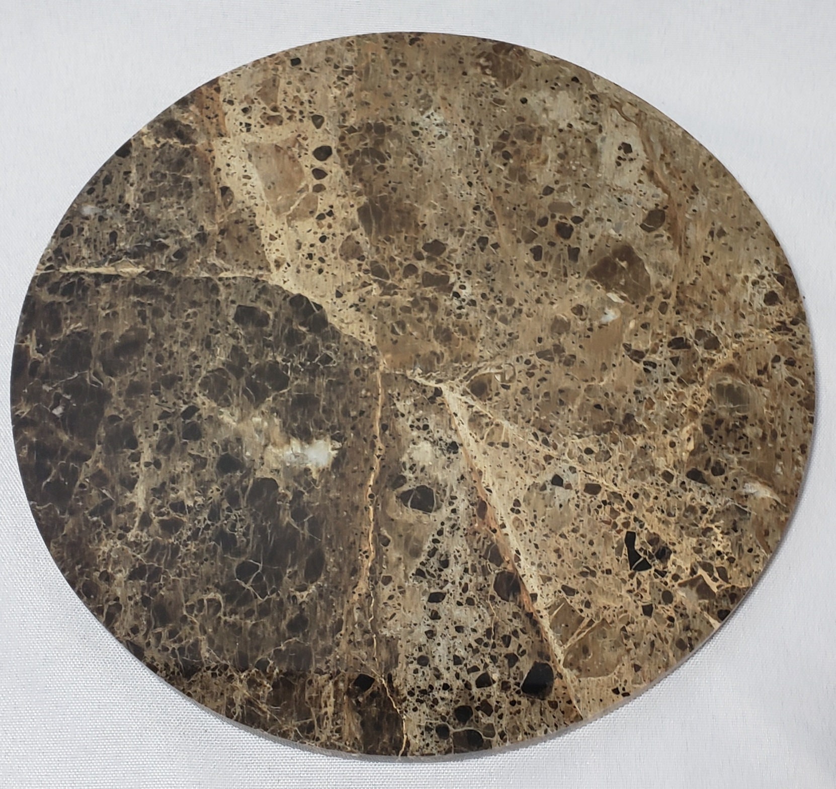 Thick Emperador Dark Marble Trivets / Tabletops / Decorative Marble ...