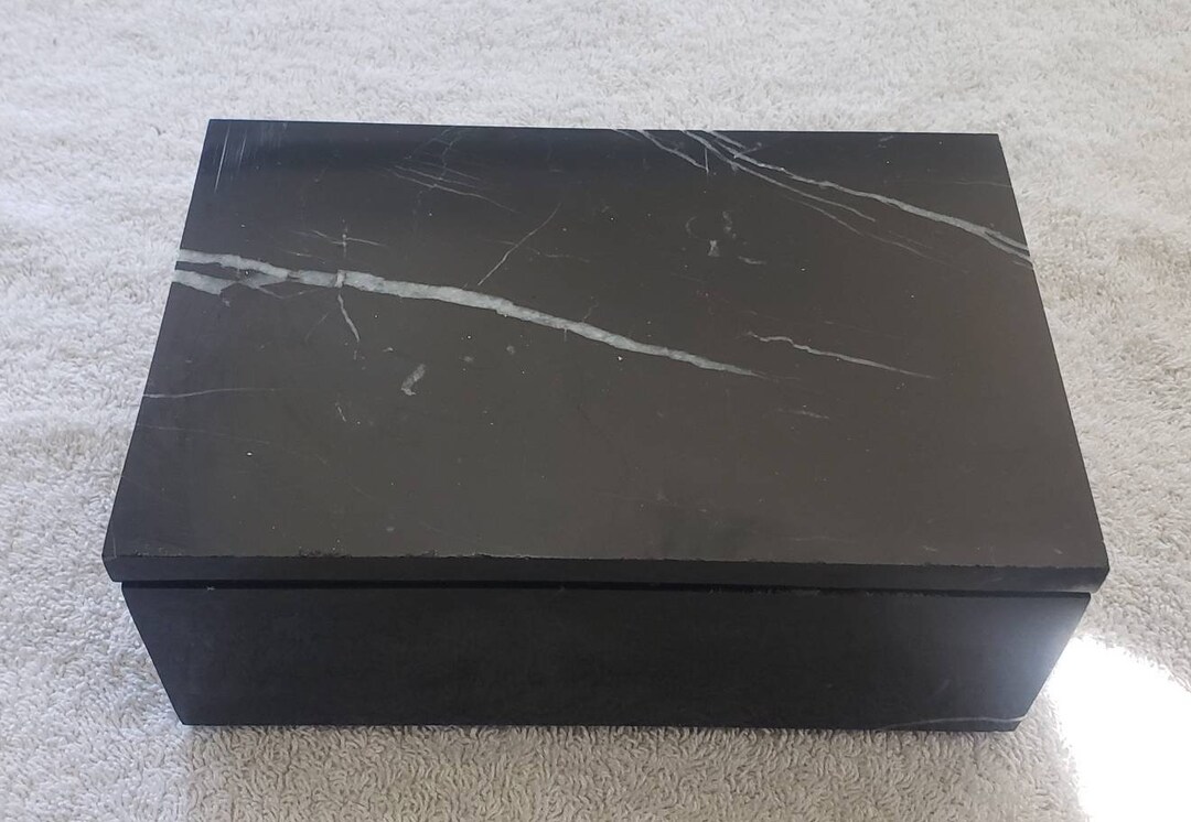 Marble Cigar Box Matching Marble Ashtray Available in Choice of Marble ...