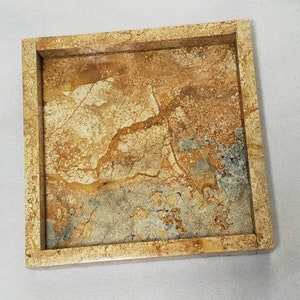 Golden Cream Limestone Tray in Your Choice of Sizes , Perfect for Your ...