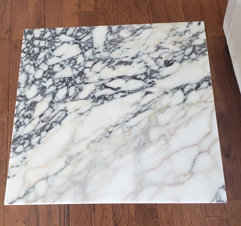 Amaretto Viola Purple Marble Squares Trivets / Tabletops / Decorative ...