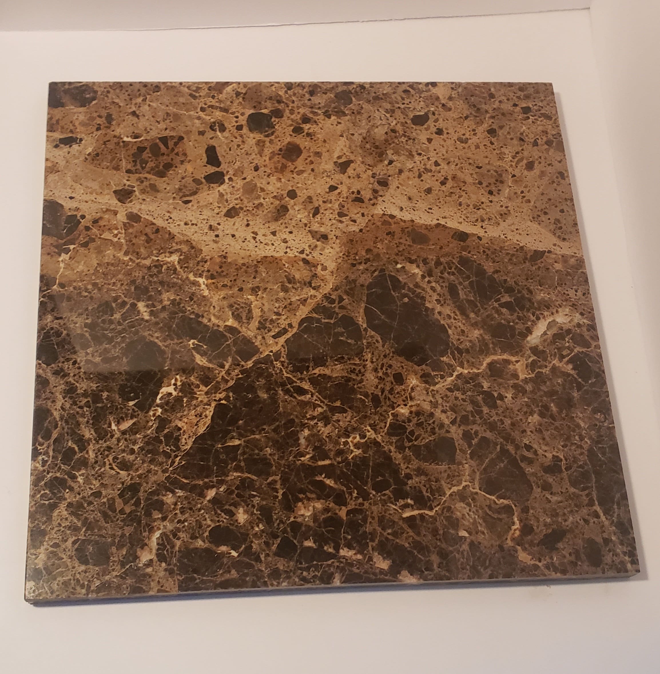 Thick Emperador Dark Marble Trivets / Tabletops / Decorative Marble ...