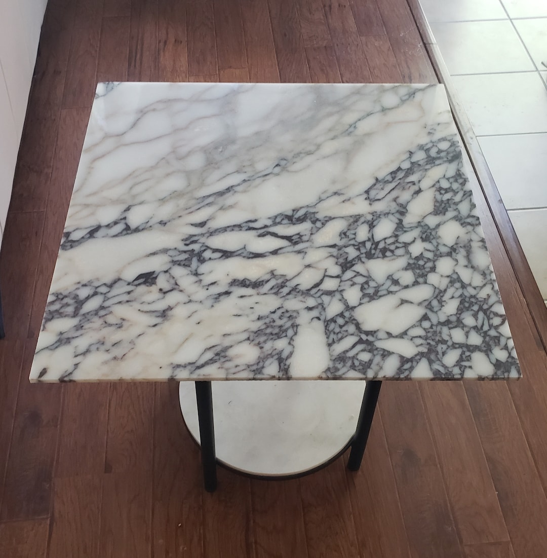 Amaretto Viola Purple Marble Squares Trivets / Tabletops / Decorative ...