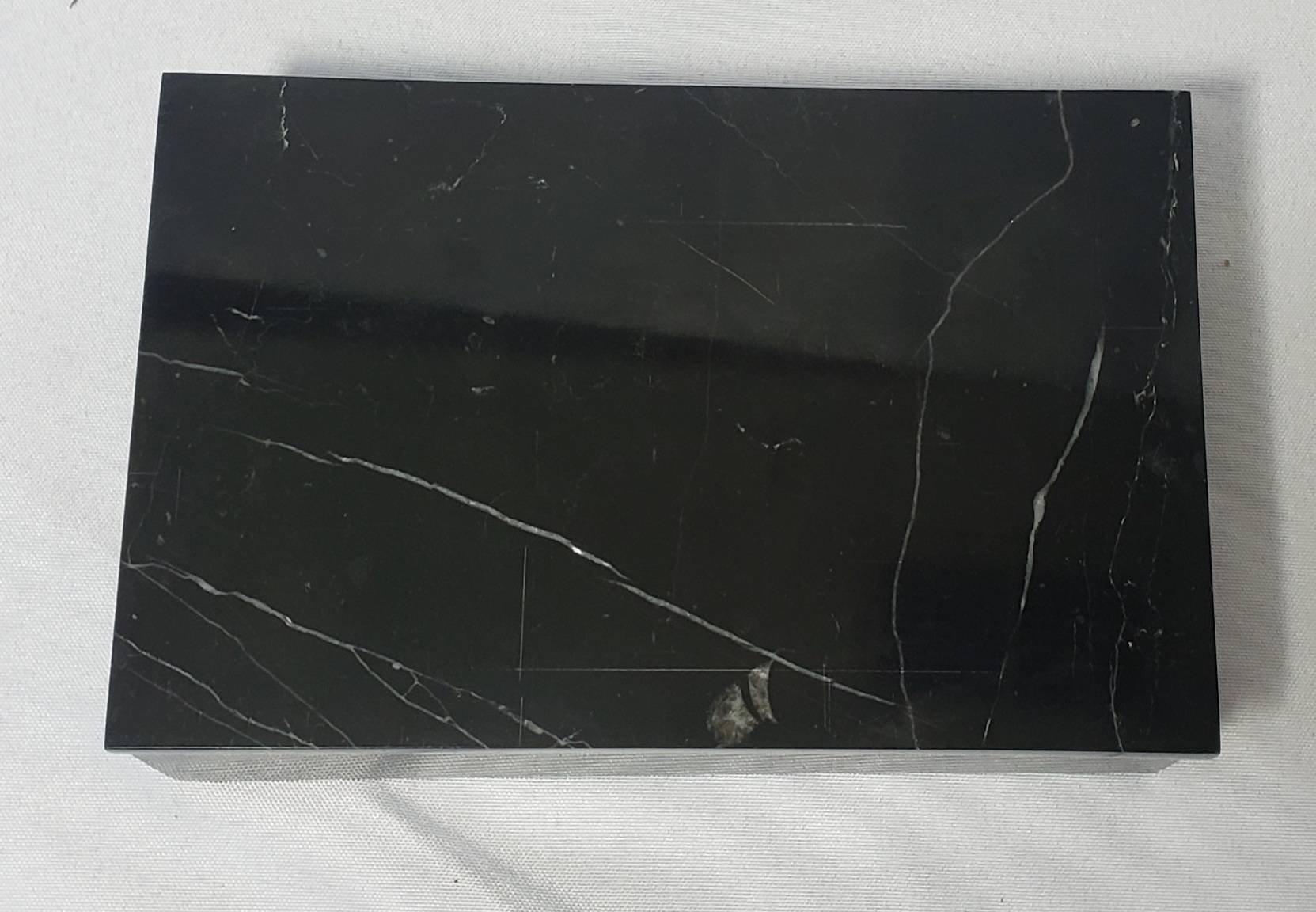 Handmade Nero Marquina Black Marble Box 106 | Etsy