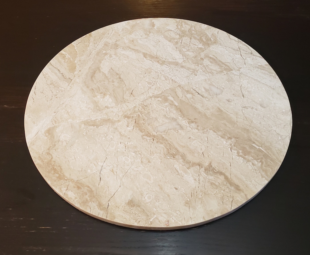 Royal Beige Marble Circles up to 24 Inches Trivets / Tabletops ...