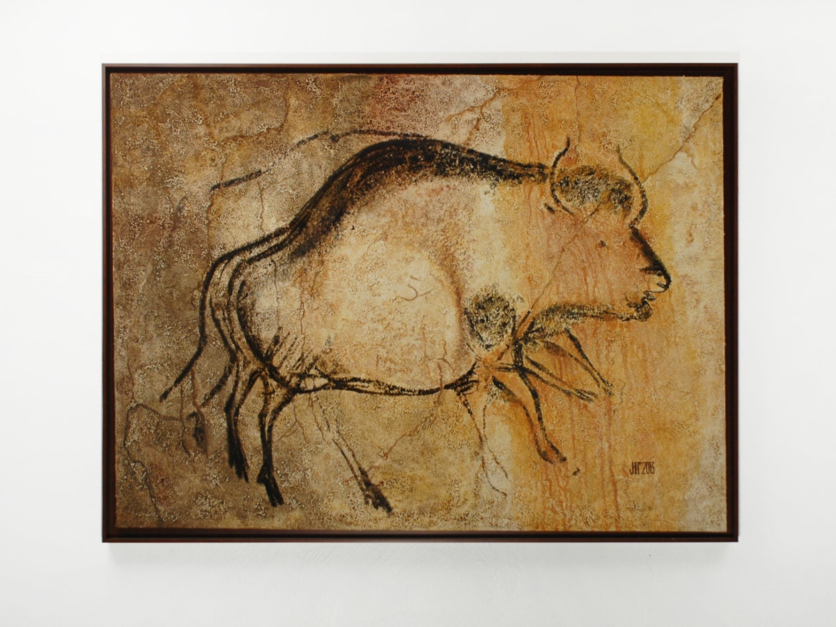 Bison Cave Drawing