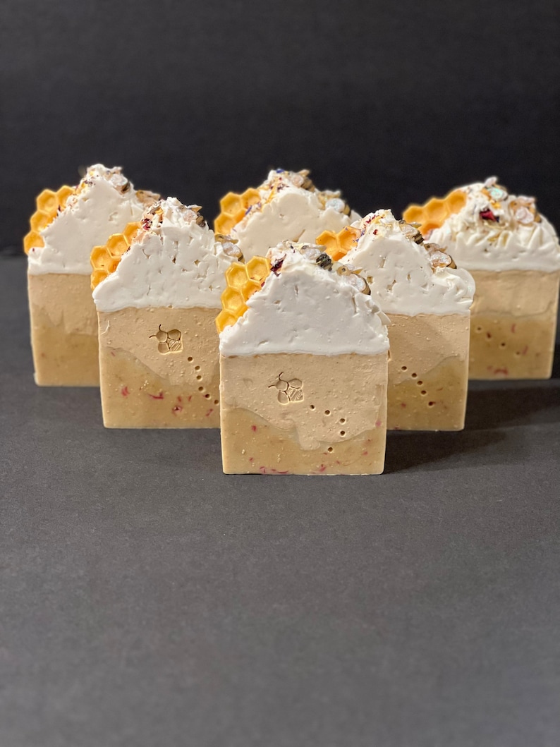 Honey Bee Bar Soap Handmade Soap Homemade Handcrafted Bee Lover Soap Honey Comb Artisan Soap ...