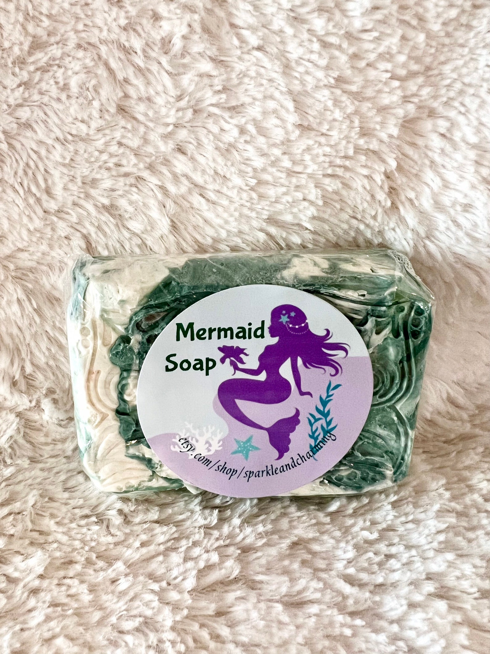 Handmade Soap Mermaid Spa Gift Set for Her, Little Girls Birthday ...
