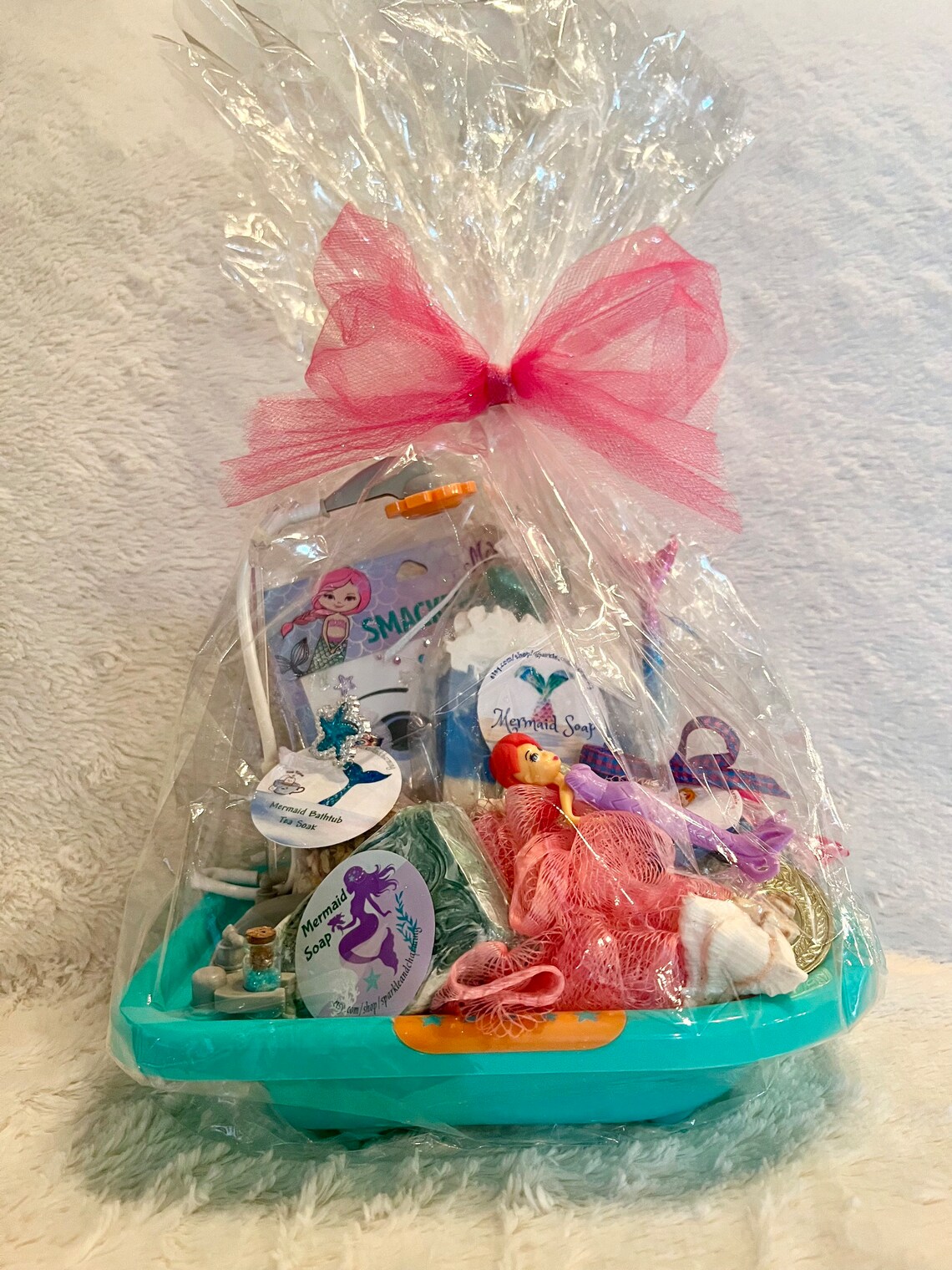 Handmade Soap Mermaid Spa Gift Set for Her, Little Girls Birthday ...