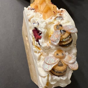 Honey Bee Bar Soap Handmade Soap Homemade Handcrafted Bee Lover Soap Honey Comb Artisan Soap ...