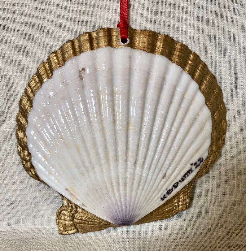 Tropical Sunset Hand Painted Scallop Shell - Etsy