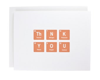 Chemistry thank you | Etsy