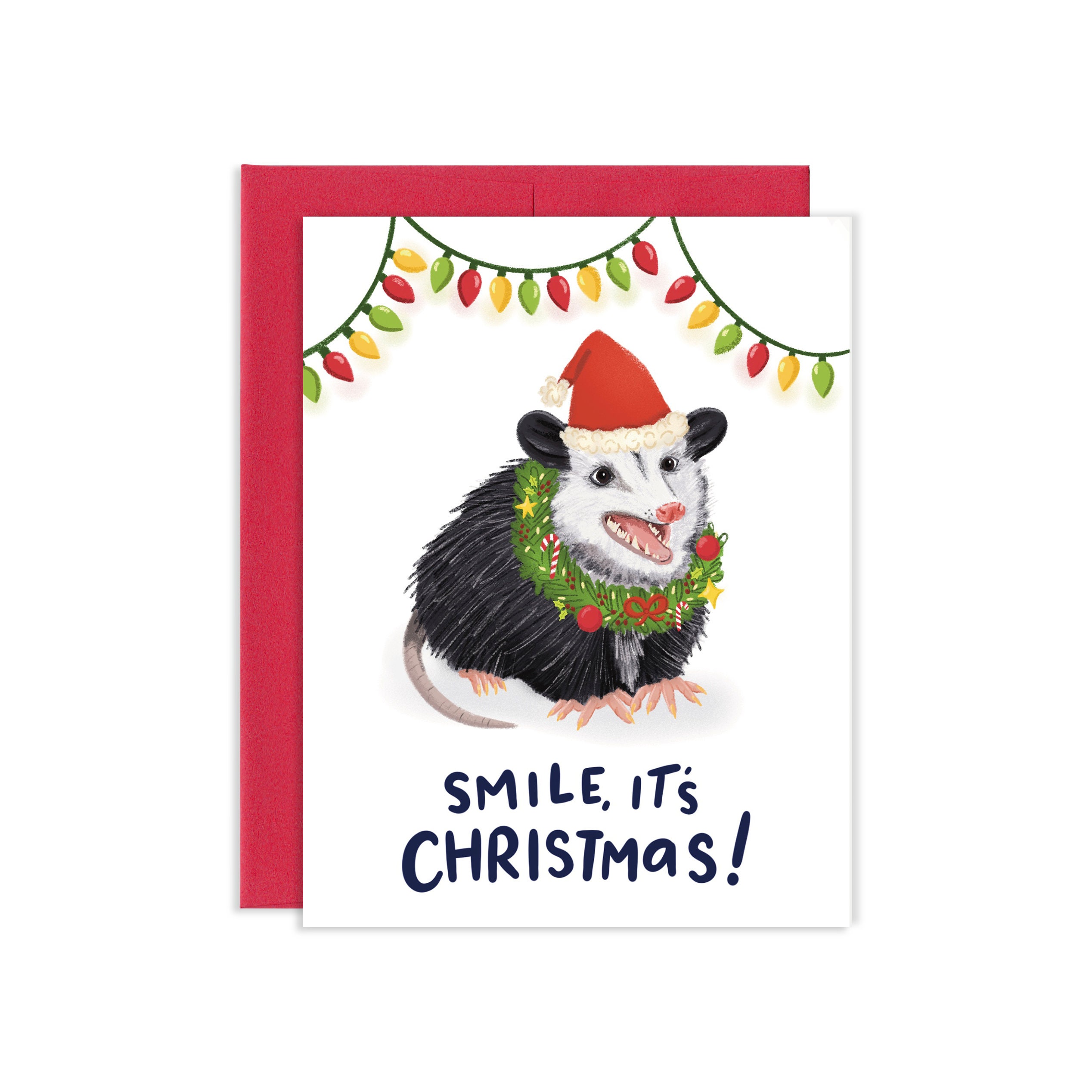 Opossum Christmas Cards - Etsy