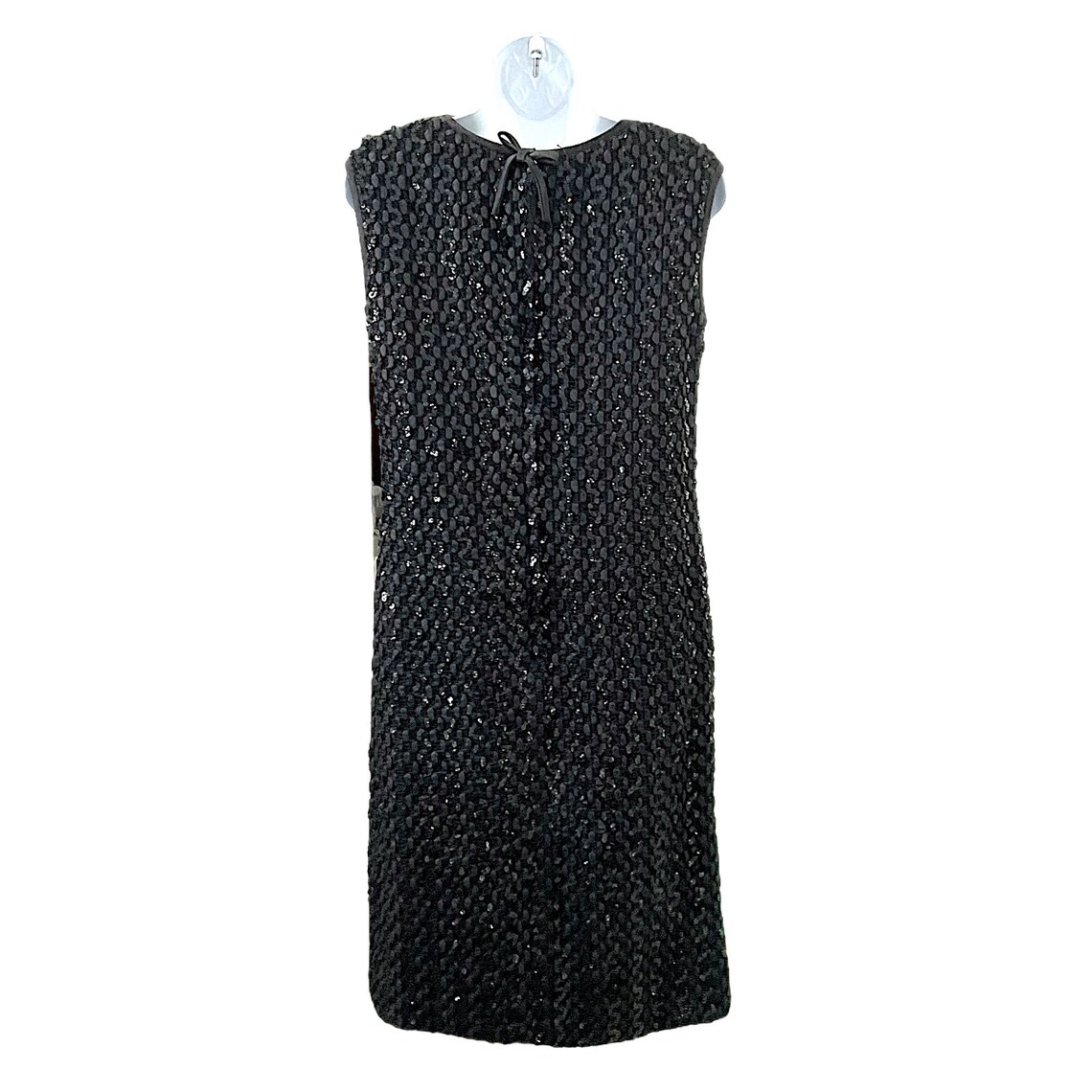 Vintage 1960s Black Sequin Ribbon Mod Dress LBD - Etsy