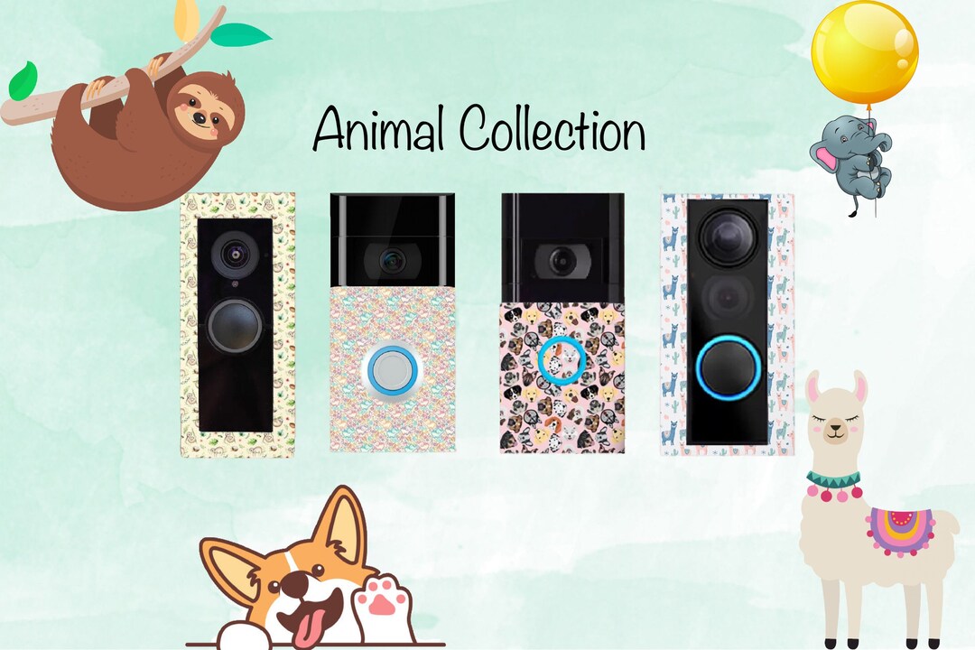Animal Ring Doorbell Decals - Etsy