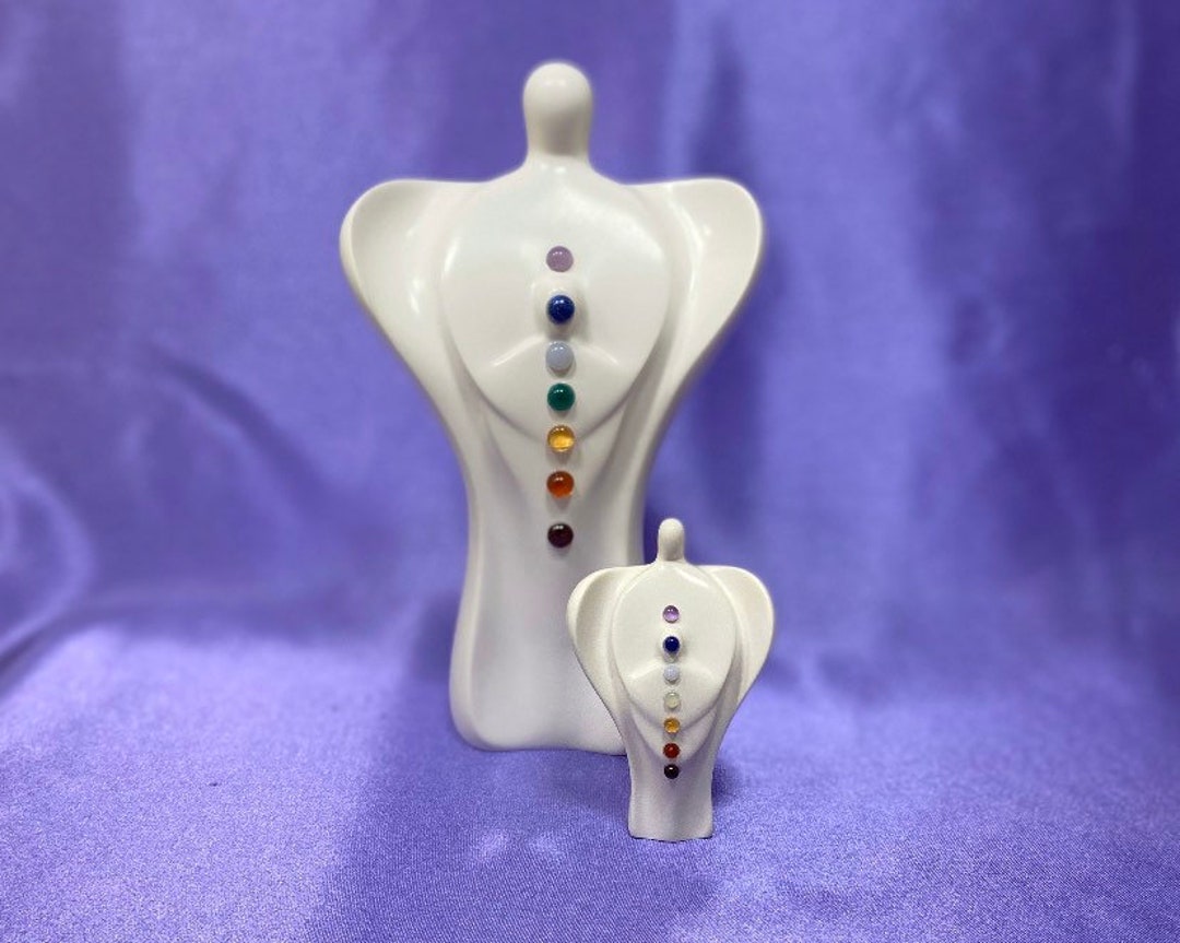 Chakra Angel Sculpture Statue for Healing and Meditation - 200mm ...