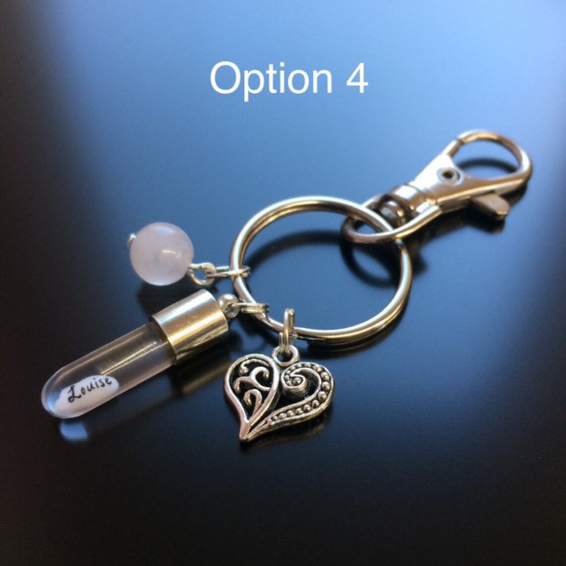 Rice Writing in a Rice Charm Keyring/ Handbag Charm - Etsy UK